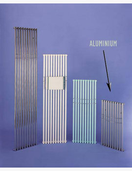 Bisque Kitchen Radiator in Chrome