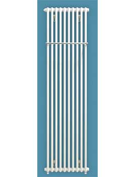 Bisque Floor Standing Classic Radiator 6-Column White