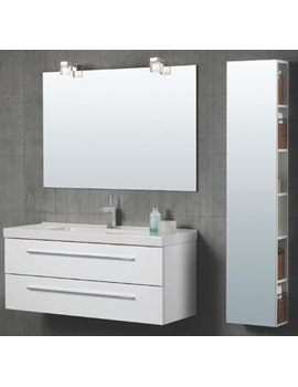 Dansani Menuet 120 Washbasin, Vanity Unit & Tall Unit
