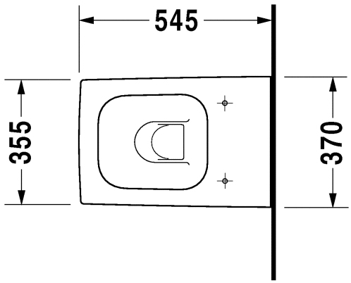 Duravit Vero Toilet Wall Mounted Toilet