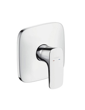 Hansgrohe PuraVida concealed single lever bath mixer with safety ...