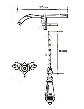 Heritage High Level Cistern Spares Pack - Chrome