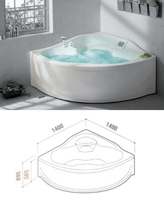 Corner Bath Sale | Whirlpool Corner Bath Tub | Whirlpool Offset Corner ...